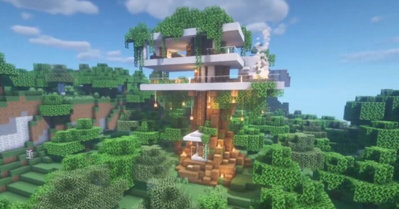 9 Ide Desain Rumah Minecraft yang Bagus dan Menarik! | JETEX