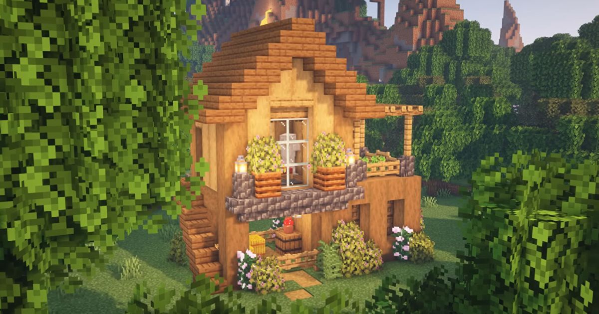 9 Ide Desain Rumah Minecraft yang Bagus dan Menarik! | JETEX